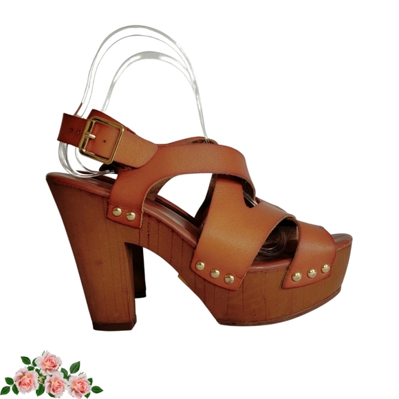 Mossimo Supply Co. | Shoes | Mossimo Platform Studded Strappy Chunky ...